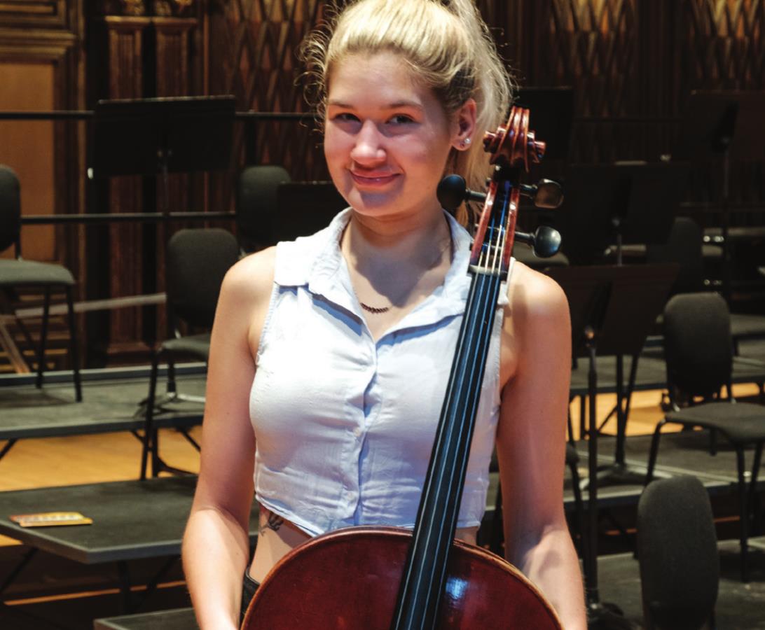 Cellist from the Midwest Has Big Musical Dreams | The Fayette County Record