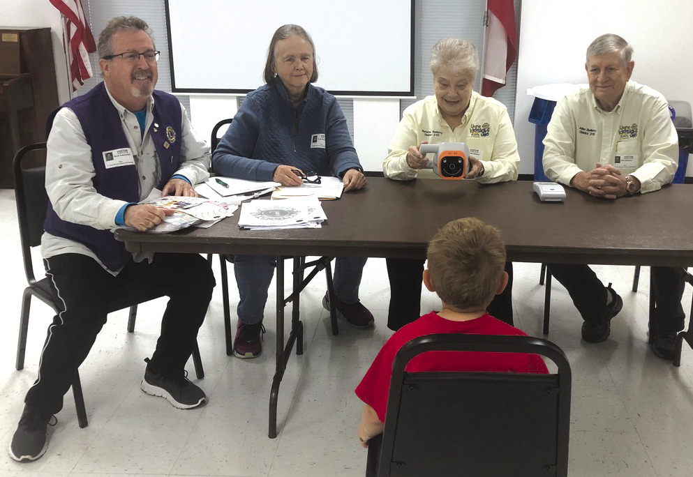 Lions Club Holds Kids Sight Vision Screening | The Fayette County Record