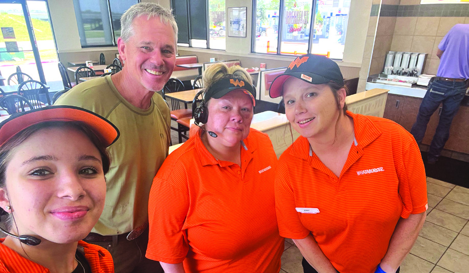 Astros Great Visits LG Whataburger | The Fayette County Record