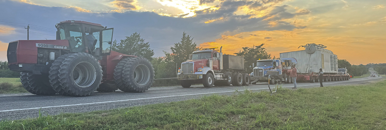 Hostyn Hospitality, and a Big Tractor, Gets Convoy Up the Hill | The ...