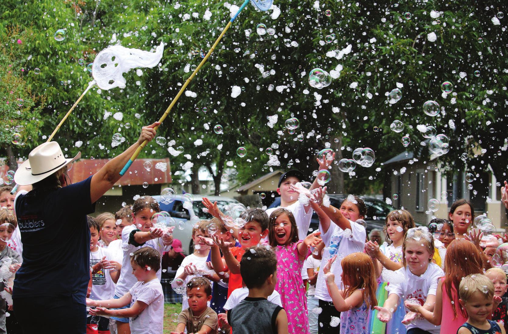 Bubbles at the Library | The Fayette County Record