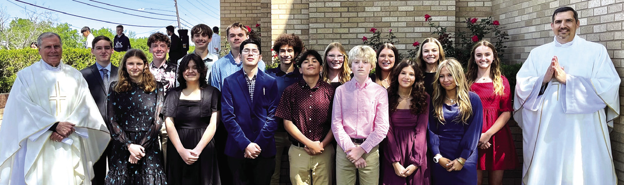 Students Attend Chrism Mass in Victoria | The Fayette County Record