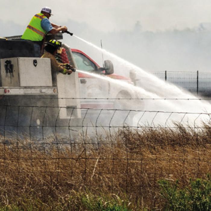 Fire Sparks at Oil Well Site; 22 Acres Burn | The Fayette County Record