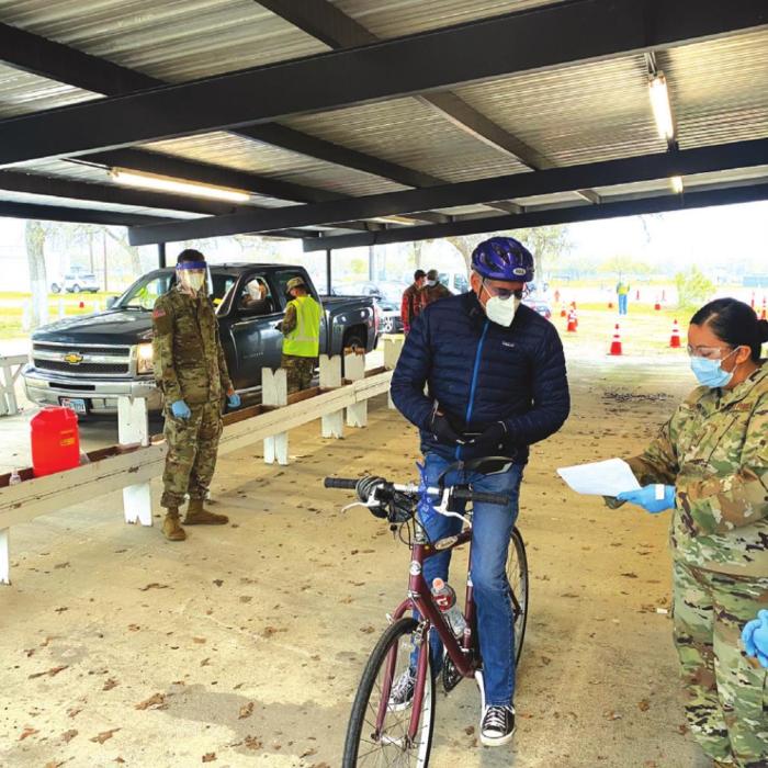 Vaccine on a Bike, Vaccines in Prison Stripes | The Fayette County Record