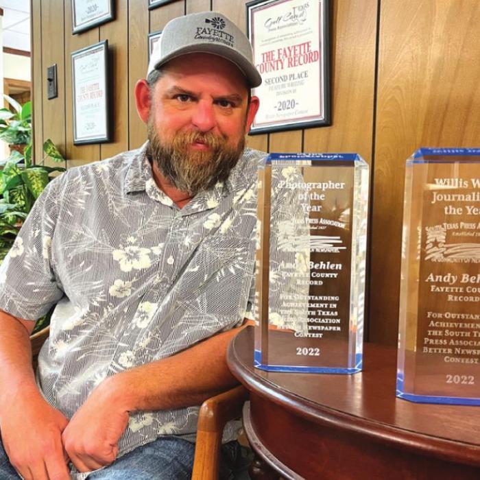 Record, Behlen Win Big at South Texas Press Awards | The Fayette County ...