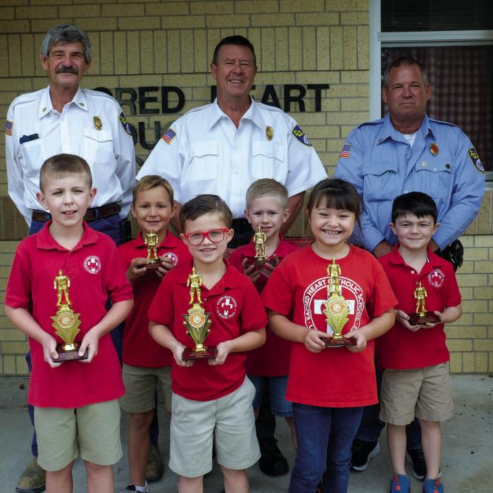 La Grange ISD, Sacred Heart Fire Poster Winners | The Fayette County Record