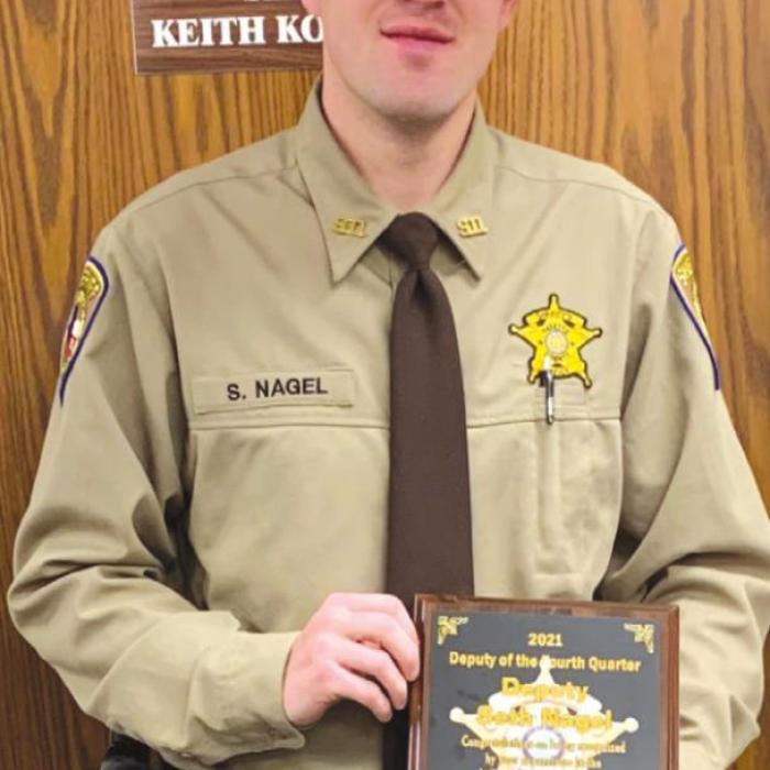 Nagel Named Deputy of Quarter | The Fayette County Record