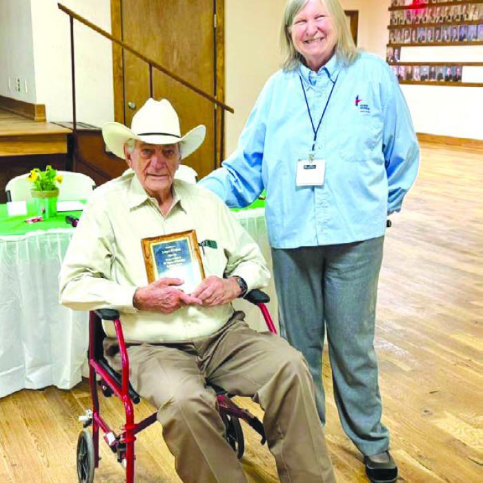 Fayette County Farm Bureau Presents Service Plaque to Lloyd Brunner ...