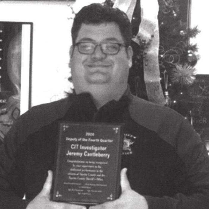 Castleberry Named Deputy Of Quarter | The Fayette County Record