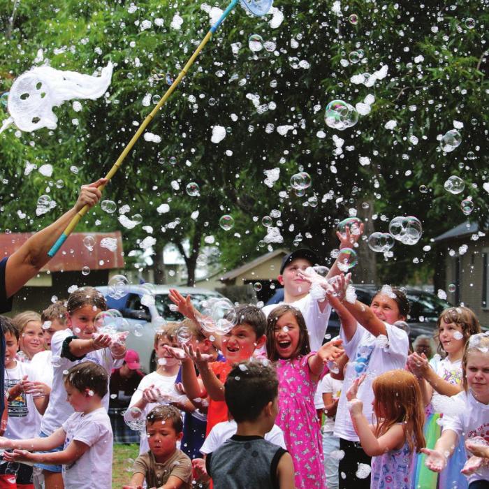 Bubbles at the Library | The Fayette County Record