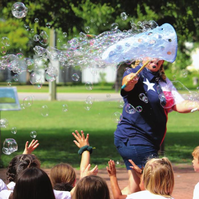 Bubbles at the Library | The Fayette County Record